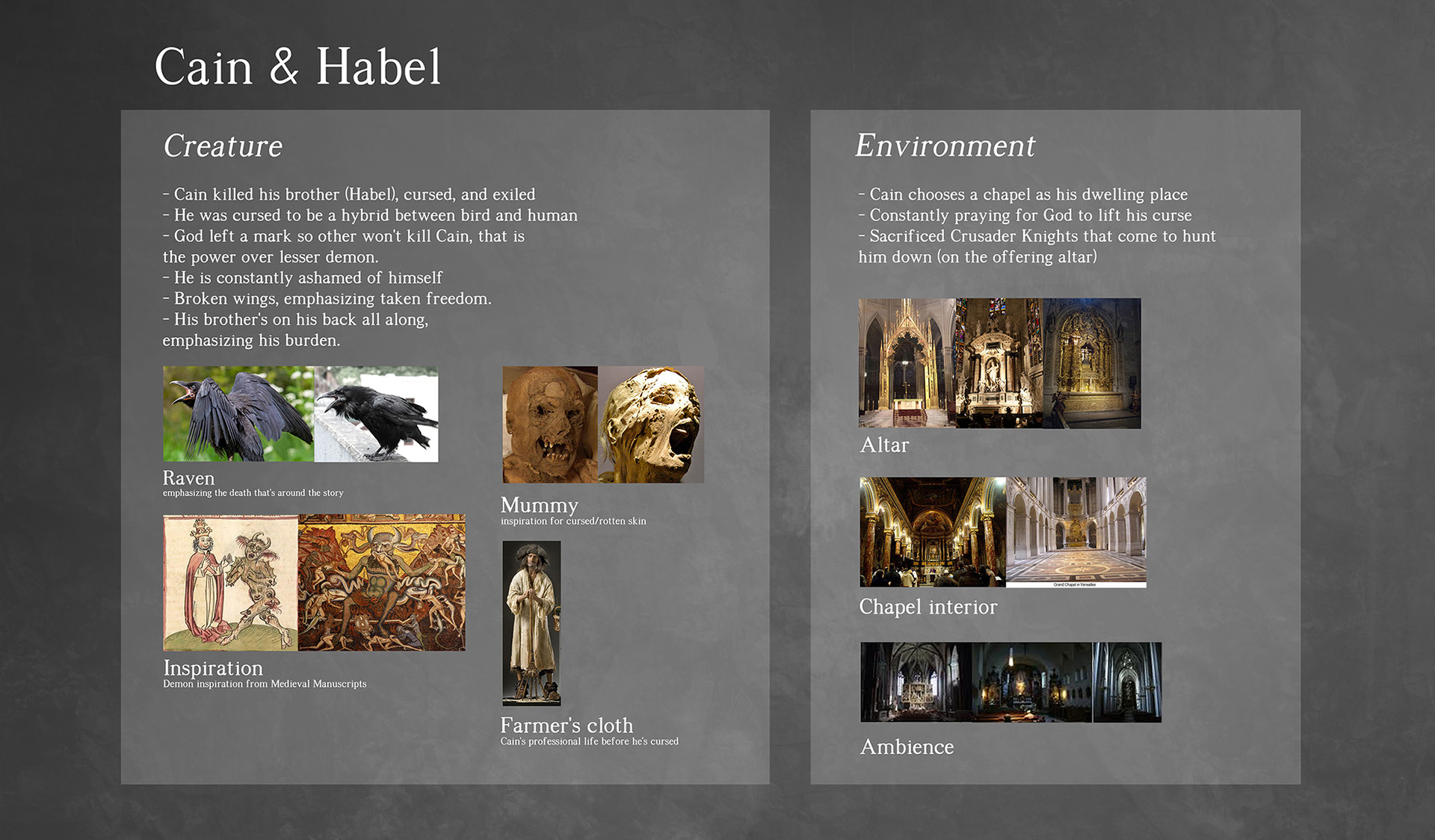 Nathaniel Himawan - Cain & Habel - Character Design