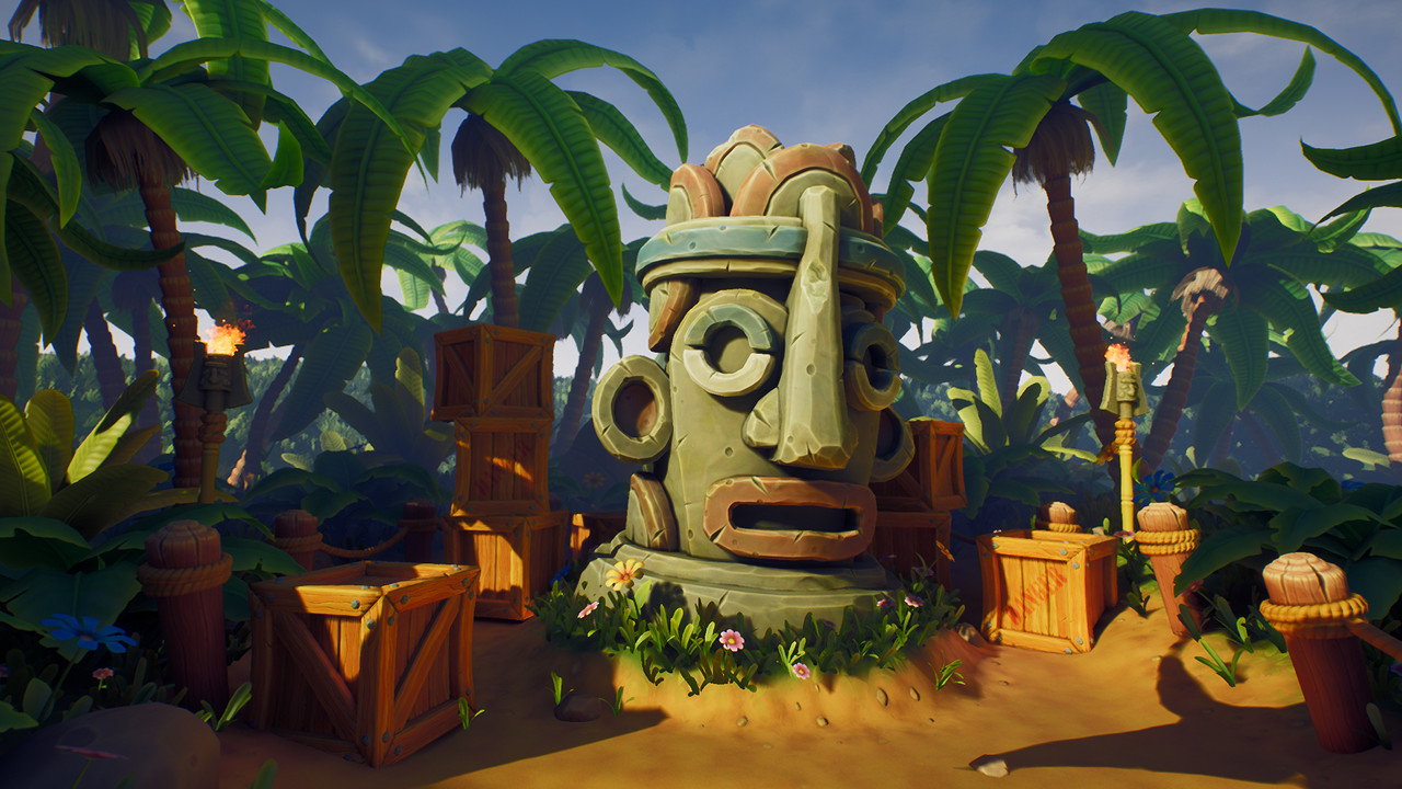 stylized jungle