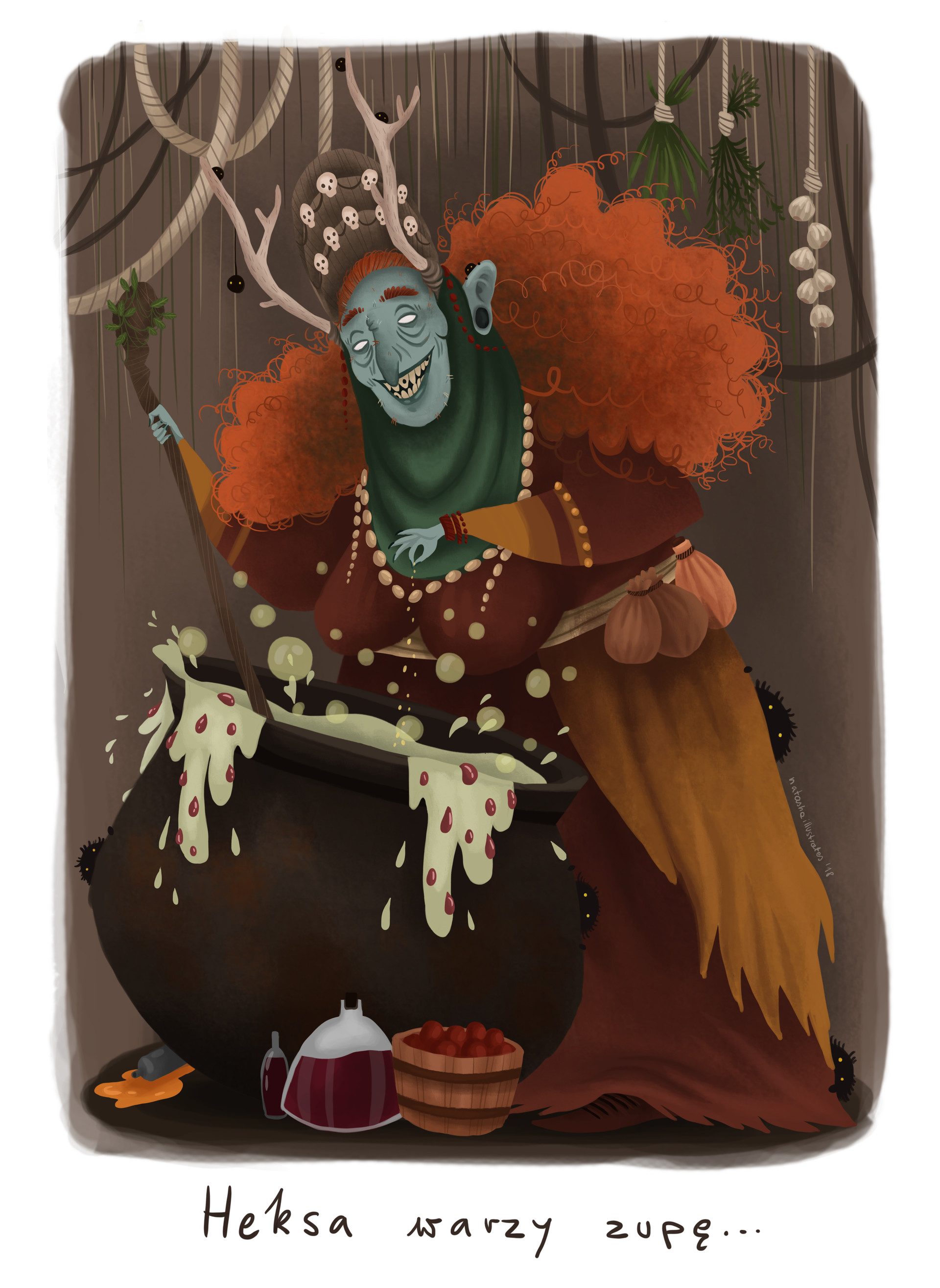 ArtStation - Concpet art of Hexe - slavic witch