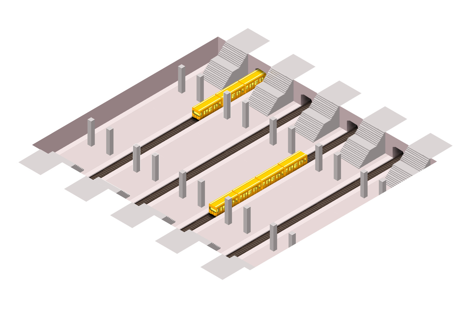 ArtStation - Berliner U-bahn
