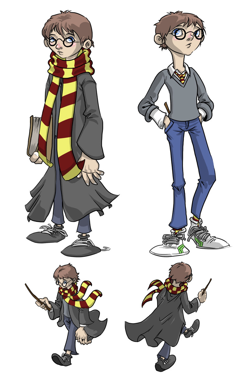 ArtStation - Harry game design sketches