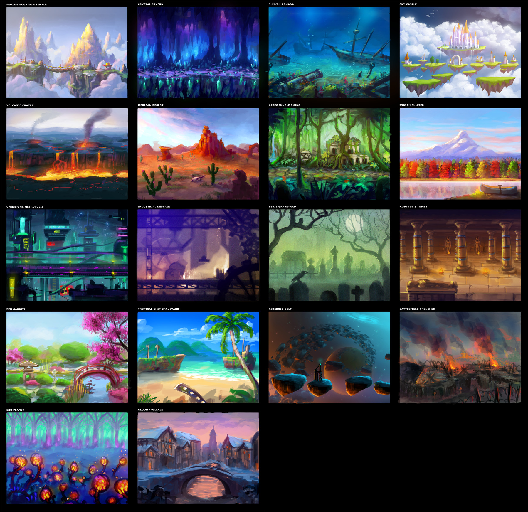 ArtStation - Game Environment Concepts