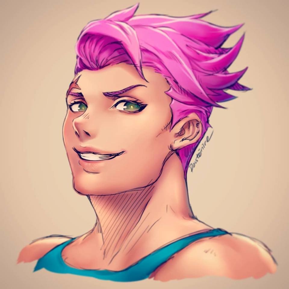how to draw zarya from overwatch