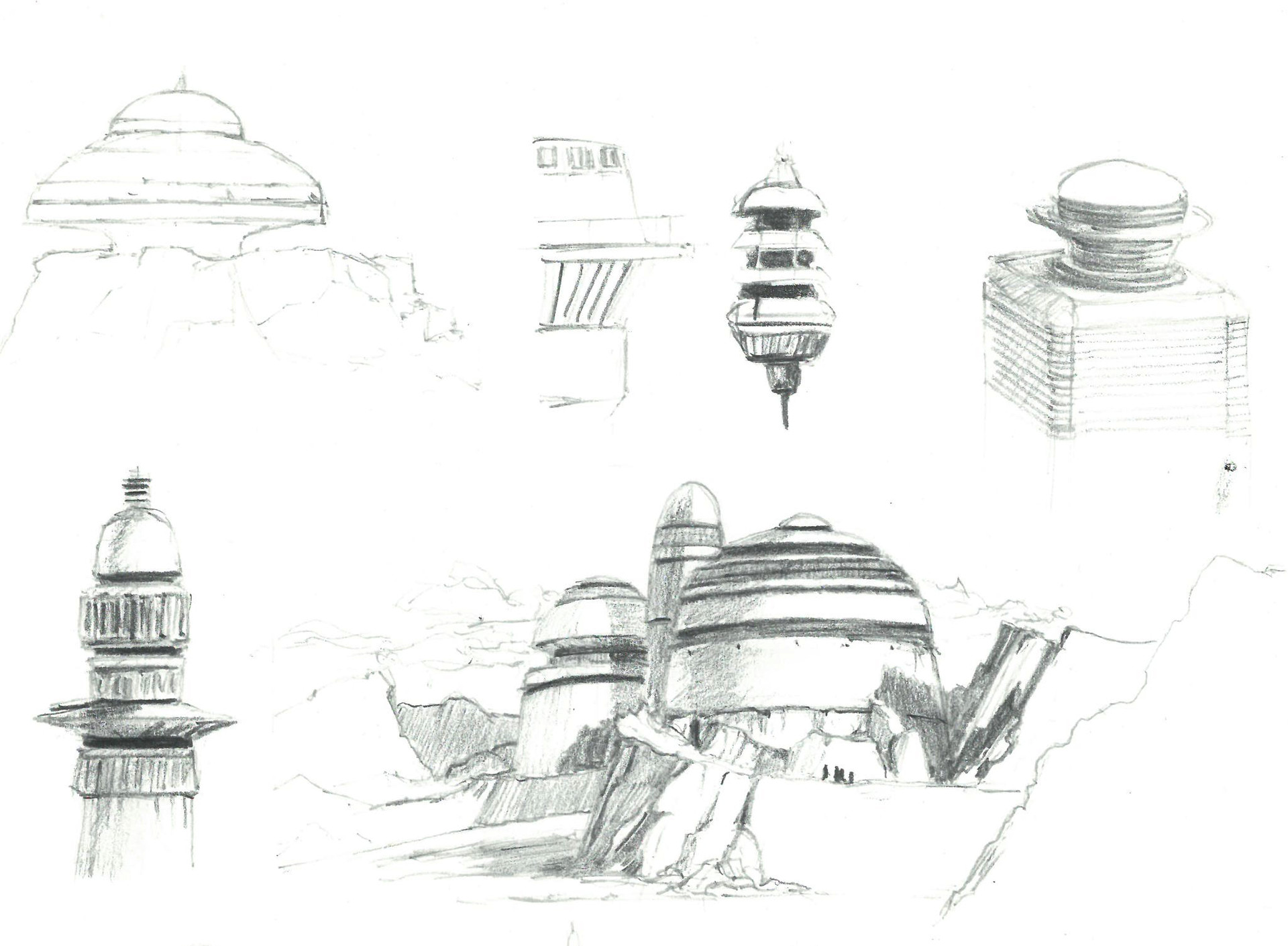 Steven Leong - Studies of Ralph Mcquarrie's Star War