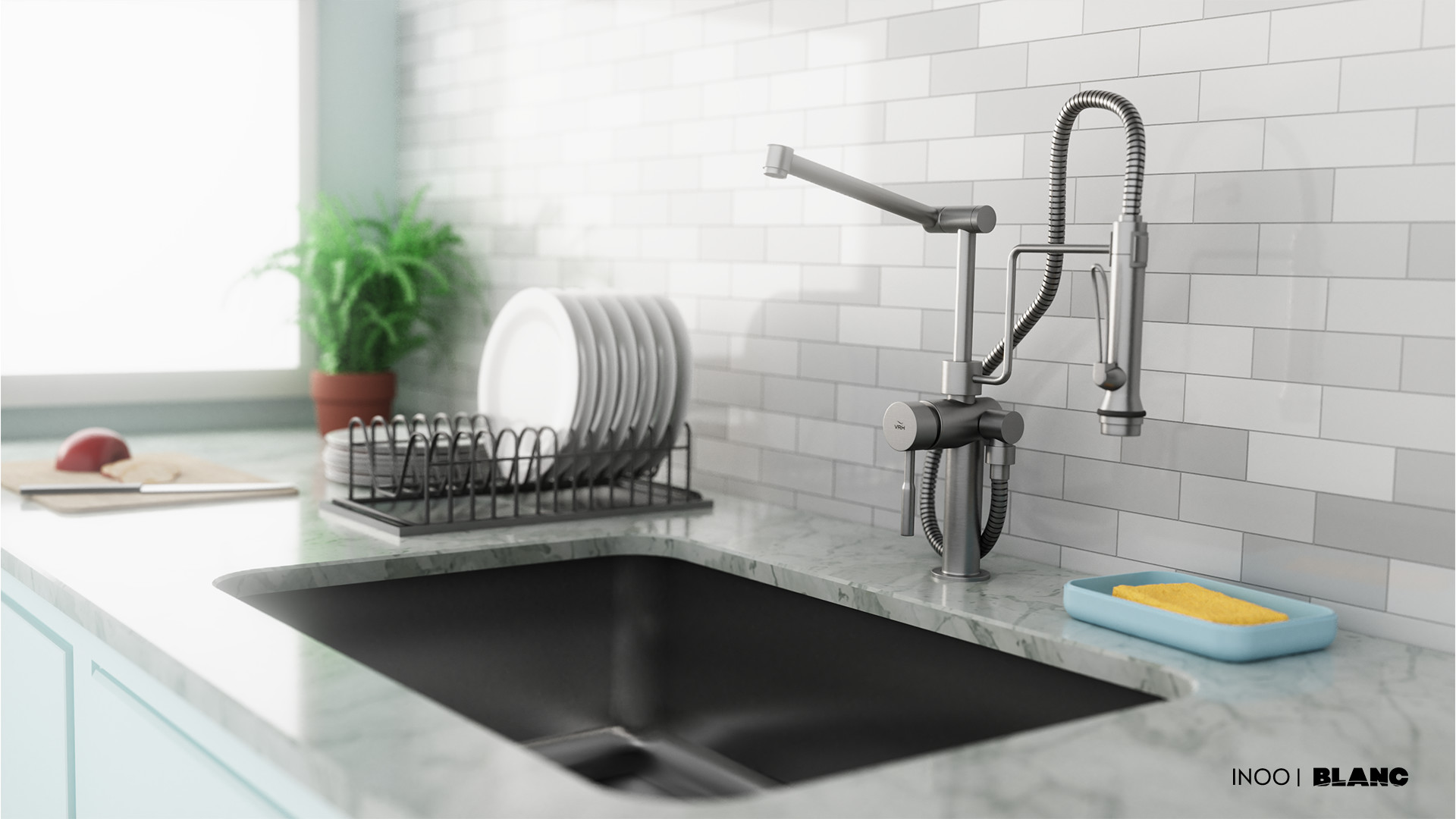 Ihsaan Ahmed (Inoo) - Blanc VRH Bathroom and Kitchen Renders