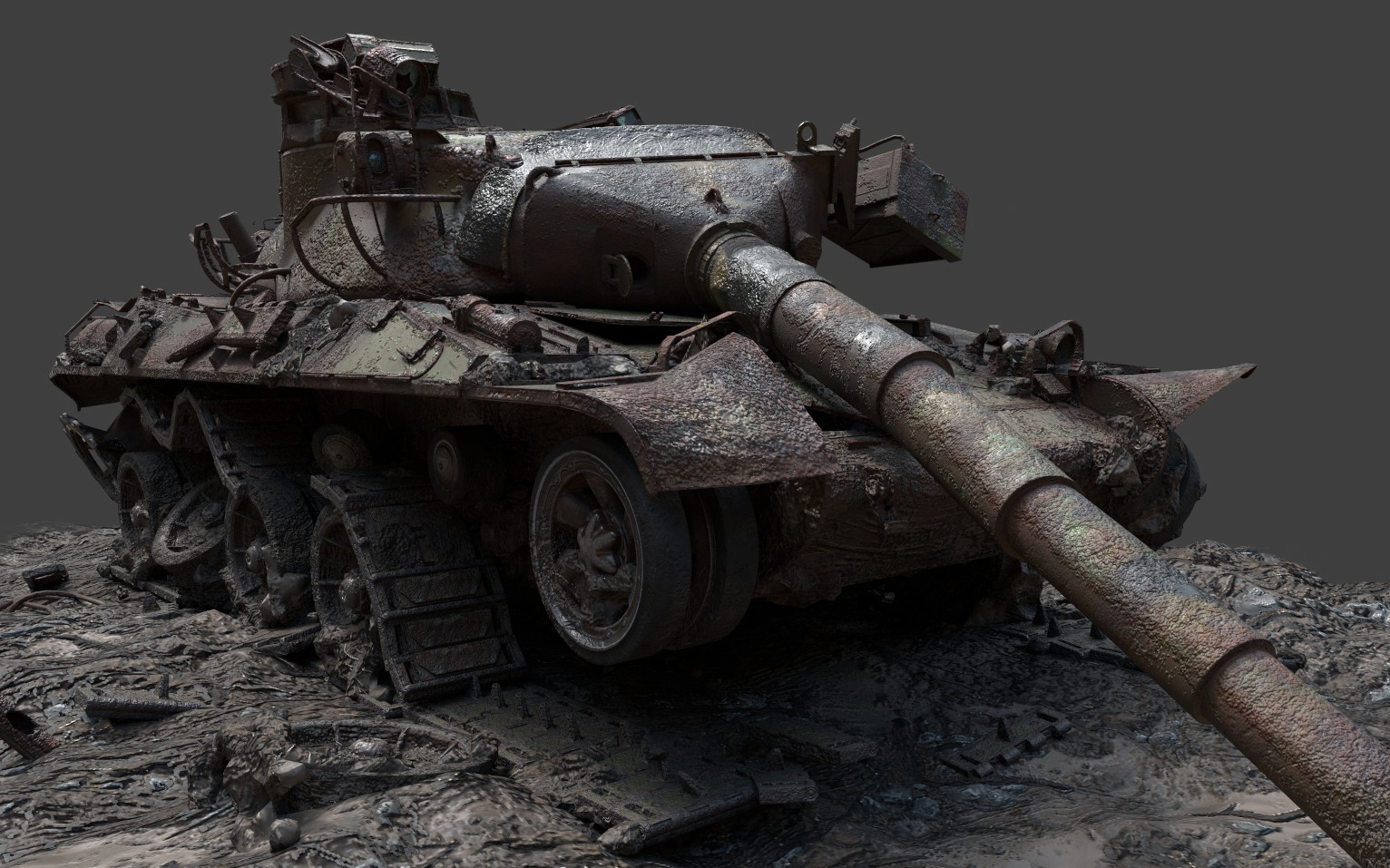 ArtStation - AMX 30B damage
