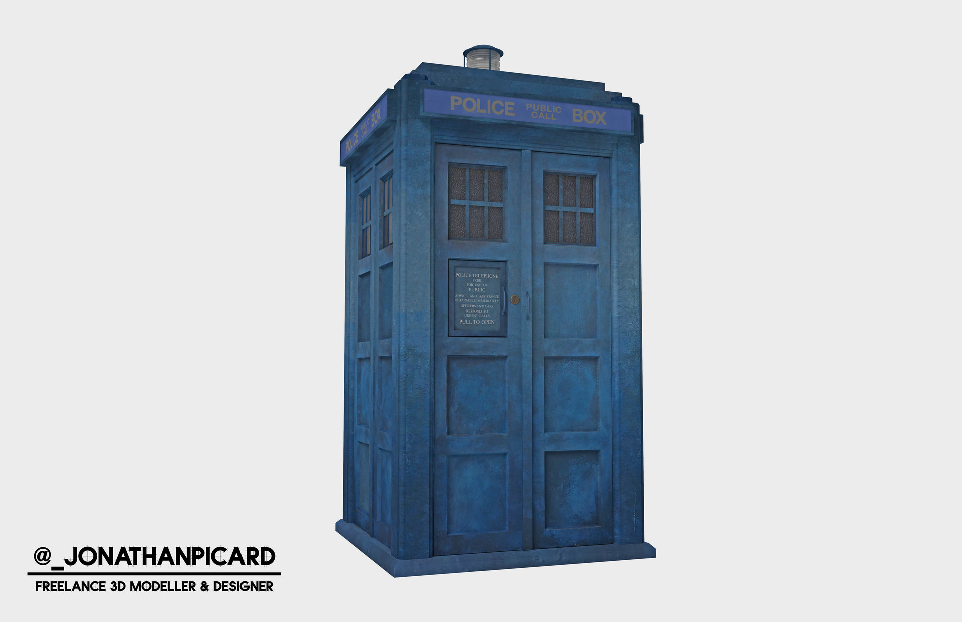 ArtStation - Season 19 Police Box Prop