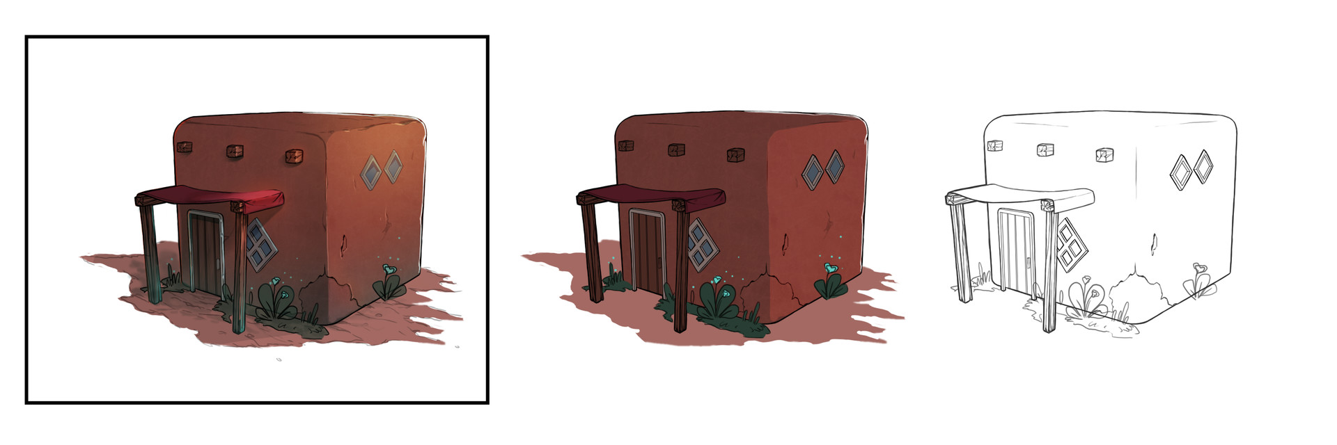 ArtStation - Small Building Render