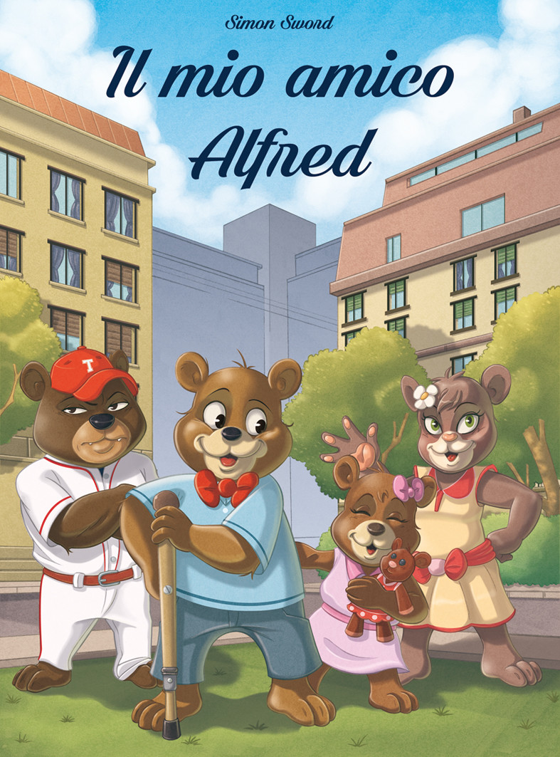 ArtStation - "My Friend Alfred" - Illustrated Book Cover