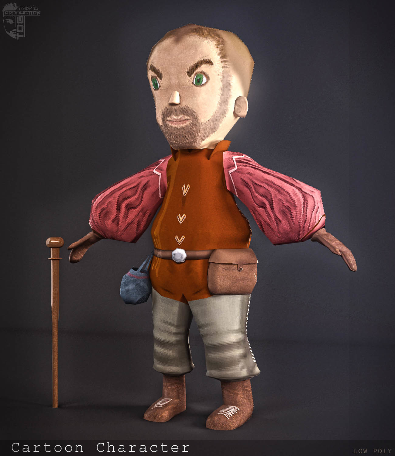 ArtStation - low poly character