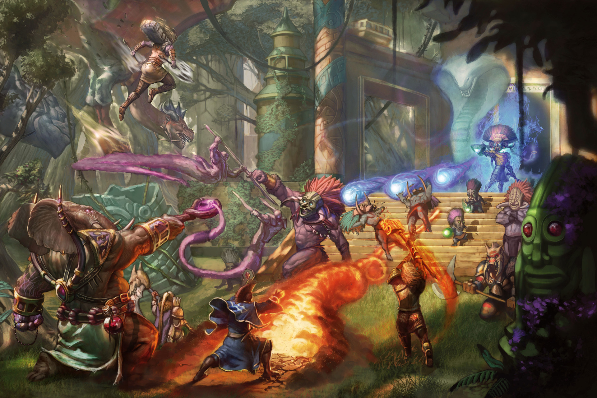 ArtStation - Cover for a great board game