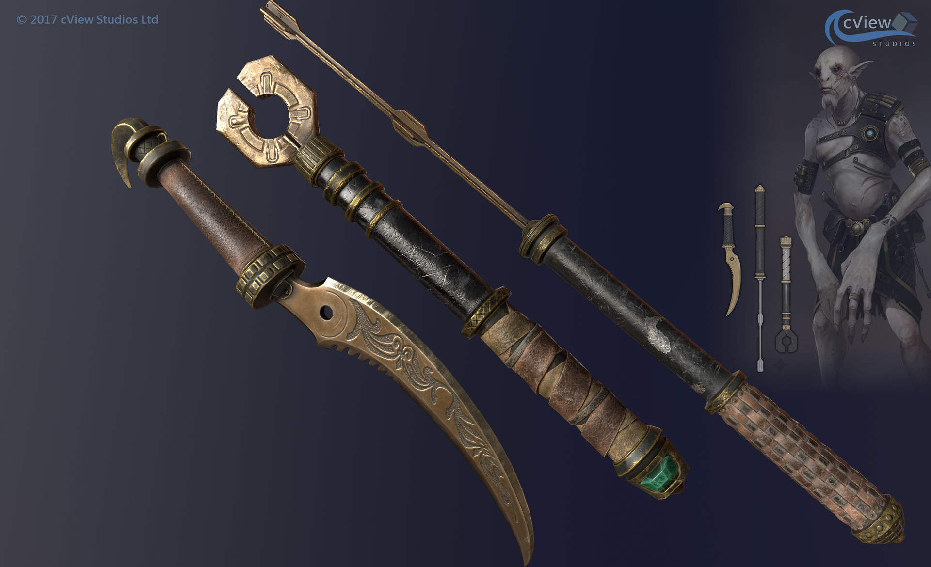 ArtStation - Cave Sentinel Tools (Portfolio Piece)