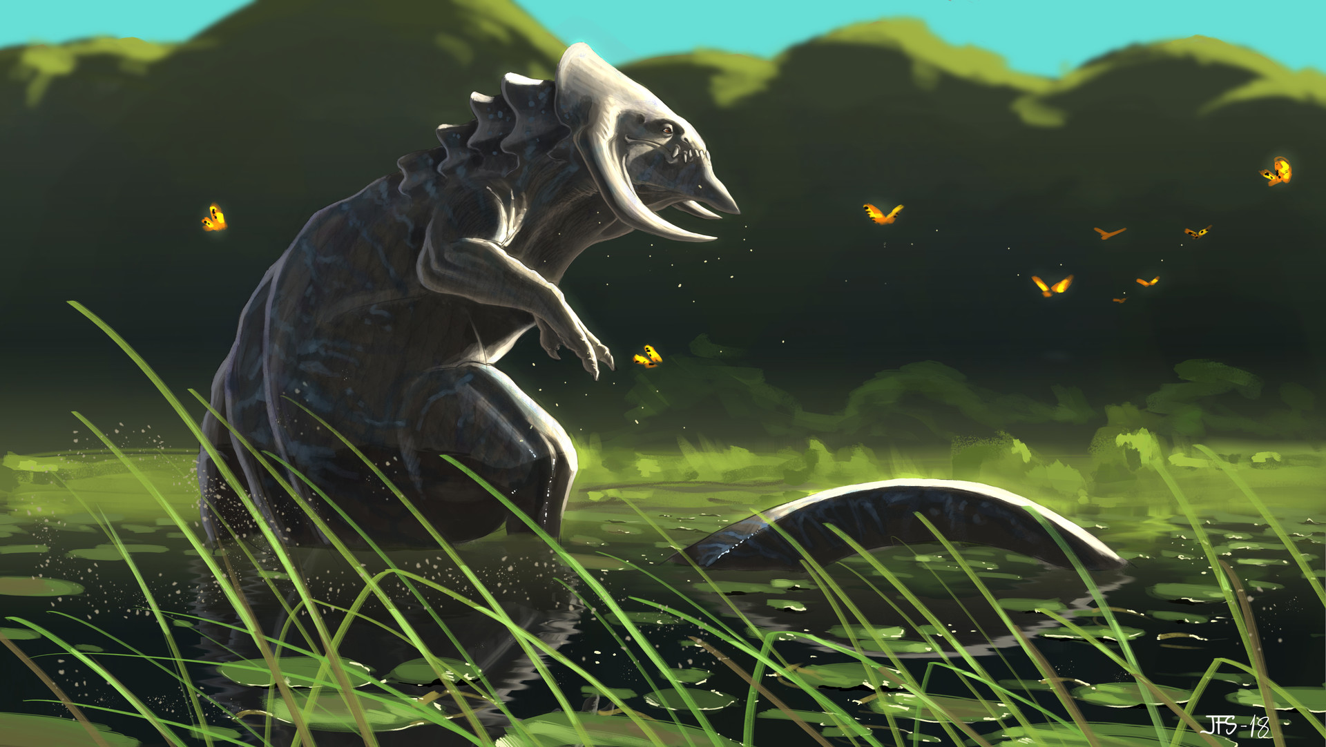 ArtStation - Pond Dragon