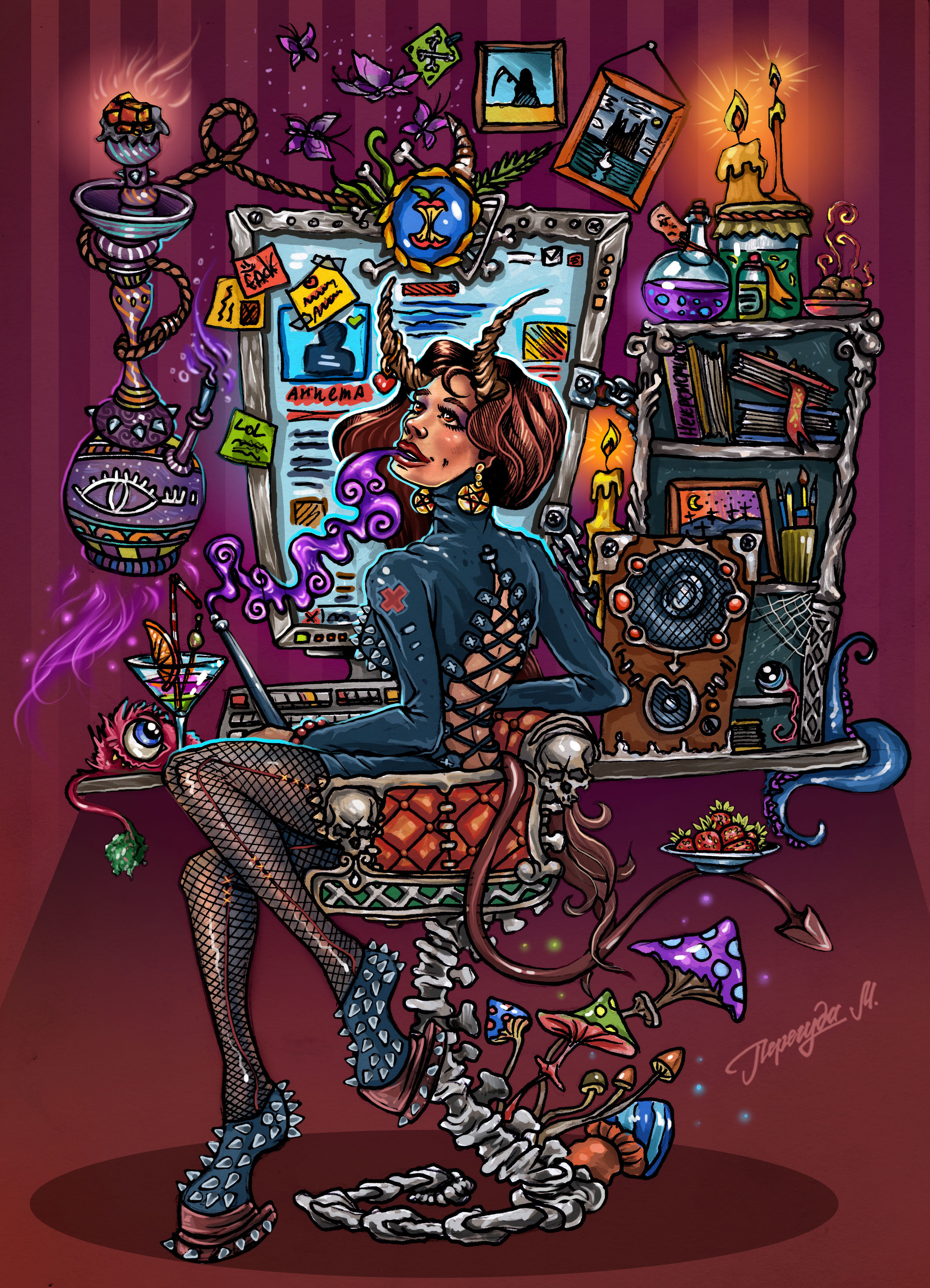 ArtStation - An office in hell