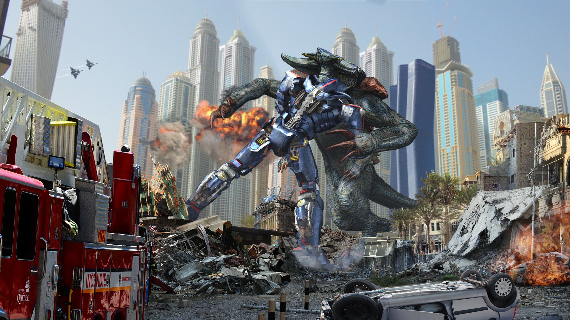 ArtStation - Pacific Rim school Project