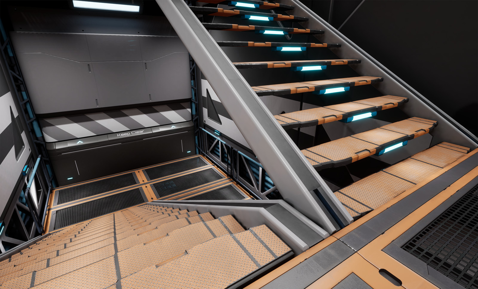 Joni Halonen - Sci-fi Staircase UE4