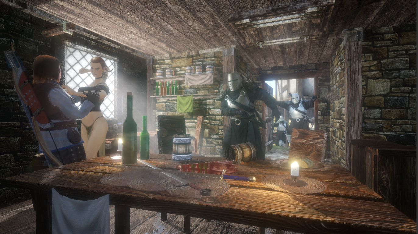 ArtStation - Medieval Bar Fight