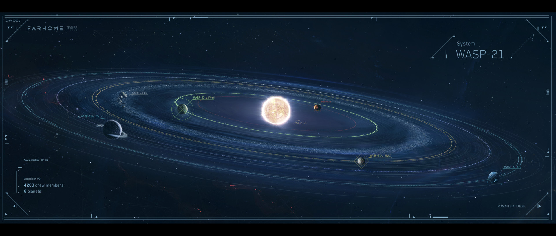 ArtStation - Planetary system "WASP-21"
