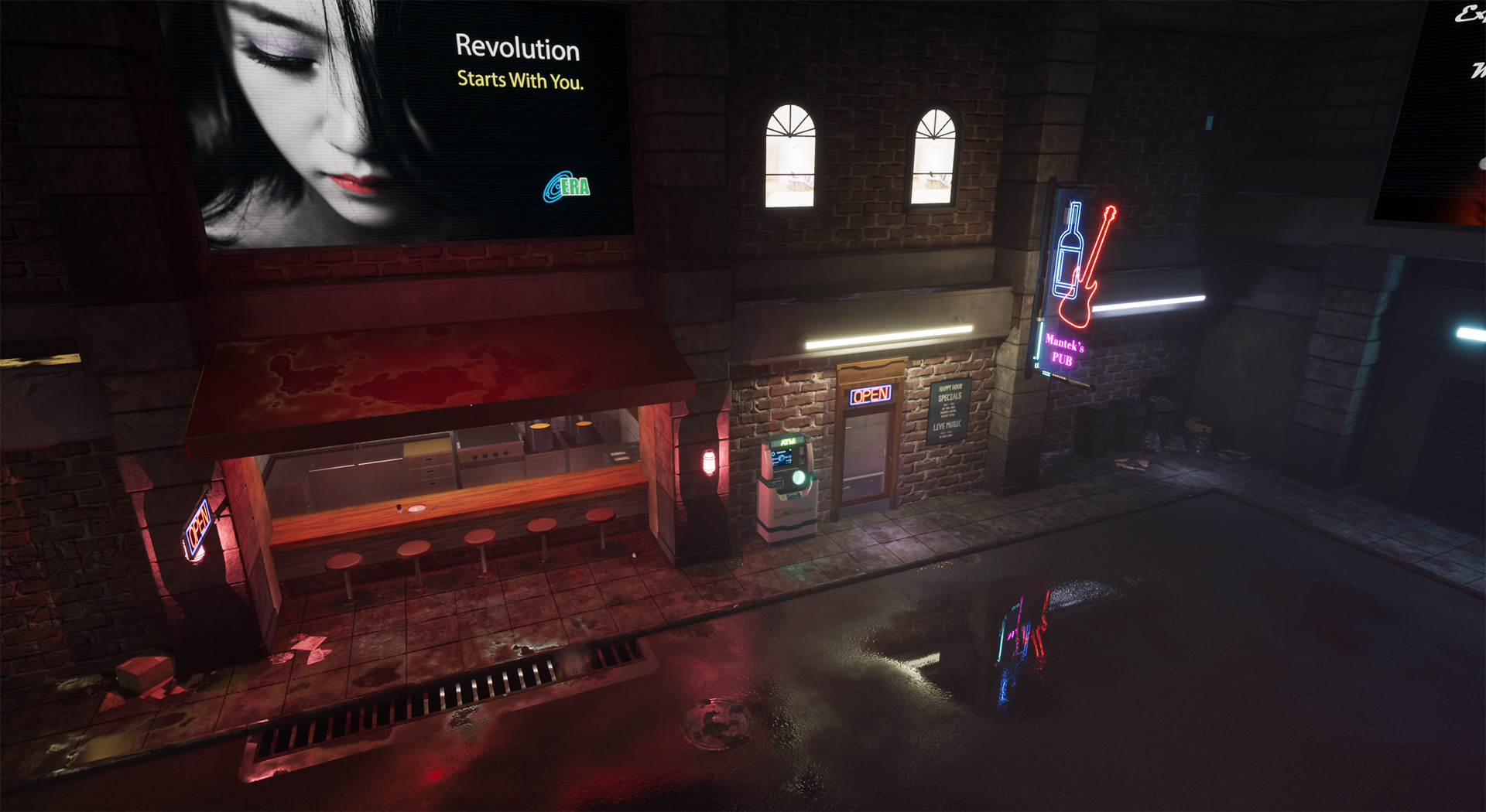 John Waynick: Environment Artist - Cyberpunk Alley