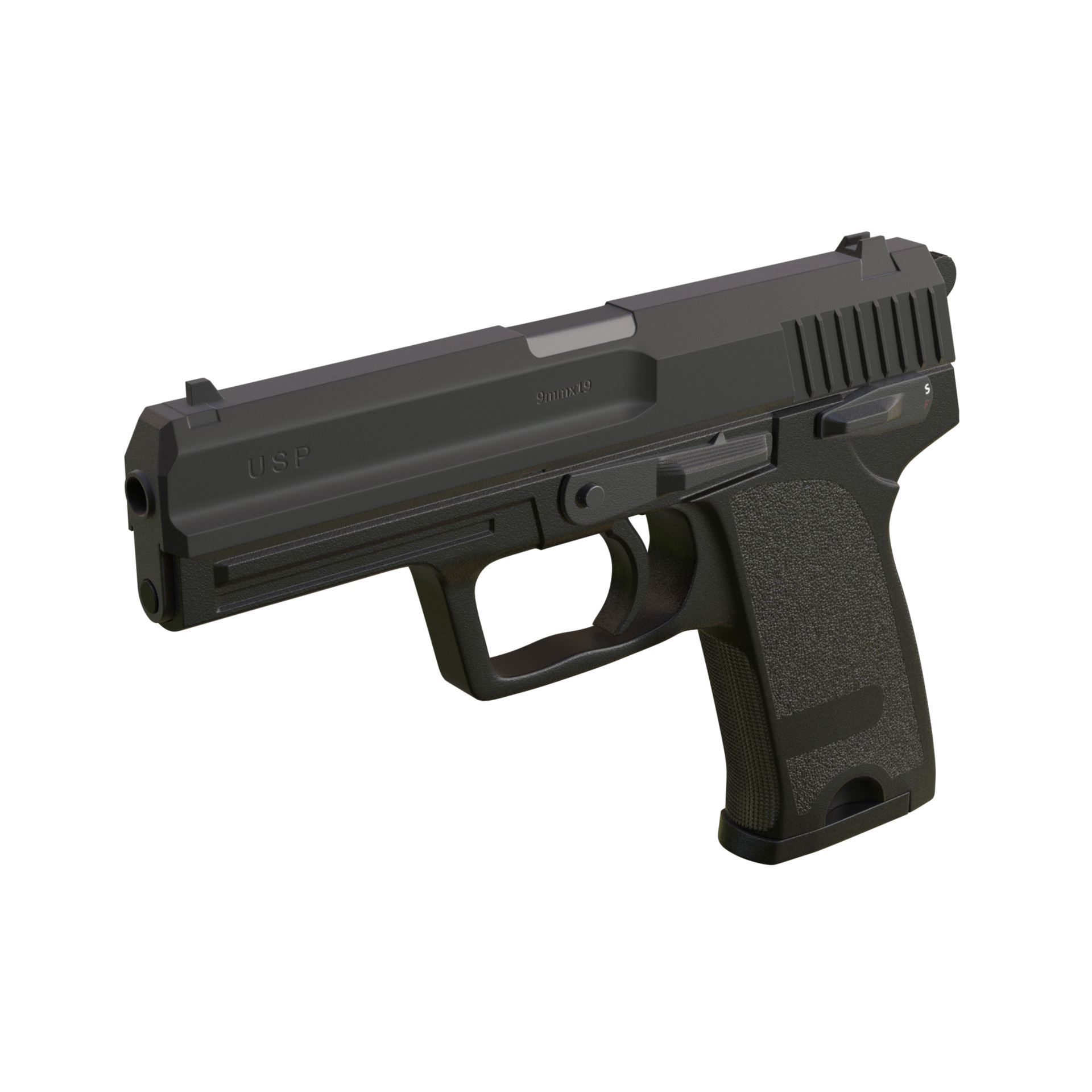 ArtStation - Generic pistol for Kojou