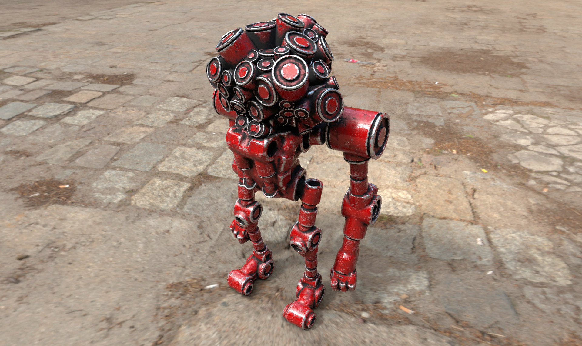 ArtStation - Rusty Red Bot