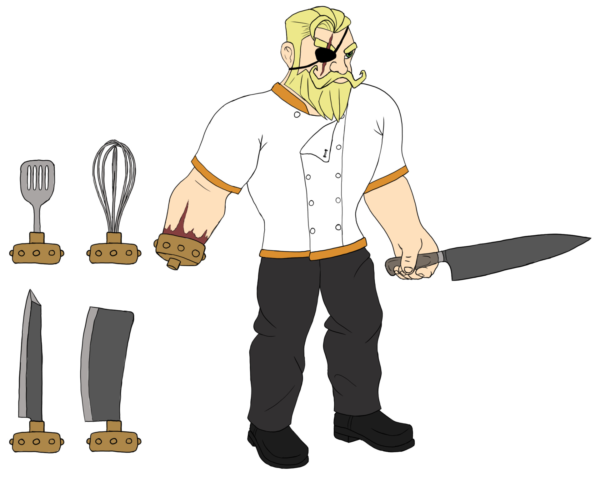 ArtStation - Head Chef - Monster Chef Game Pitch