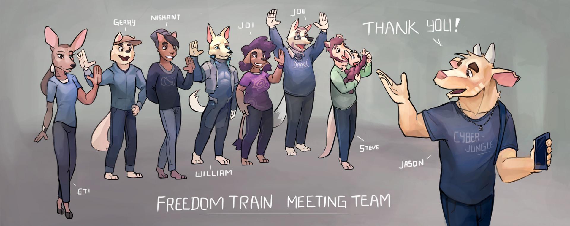 ArtStation - Freedom Train Farewell