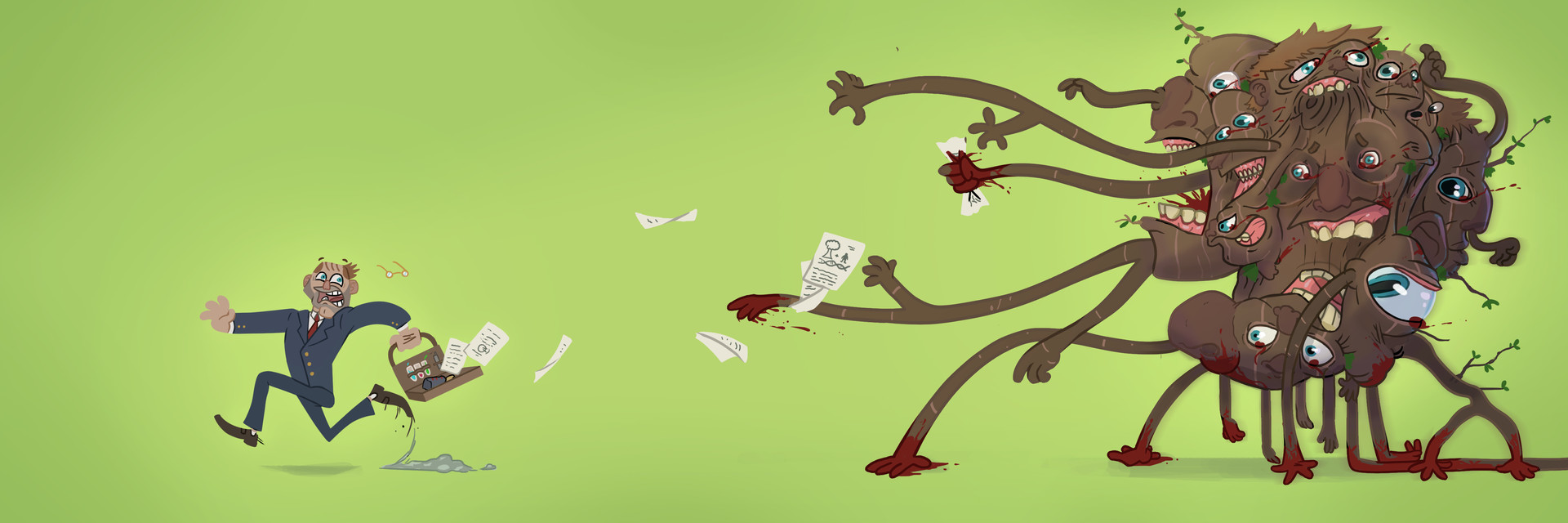 ArtStation - Splicing Human and Tree DnA is still Illegal