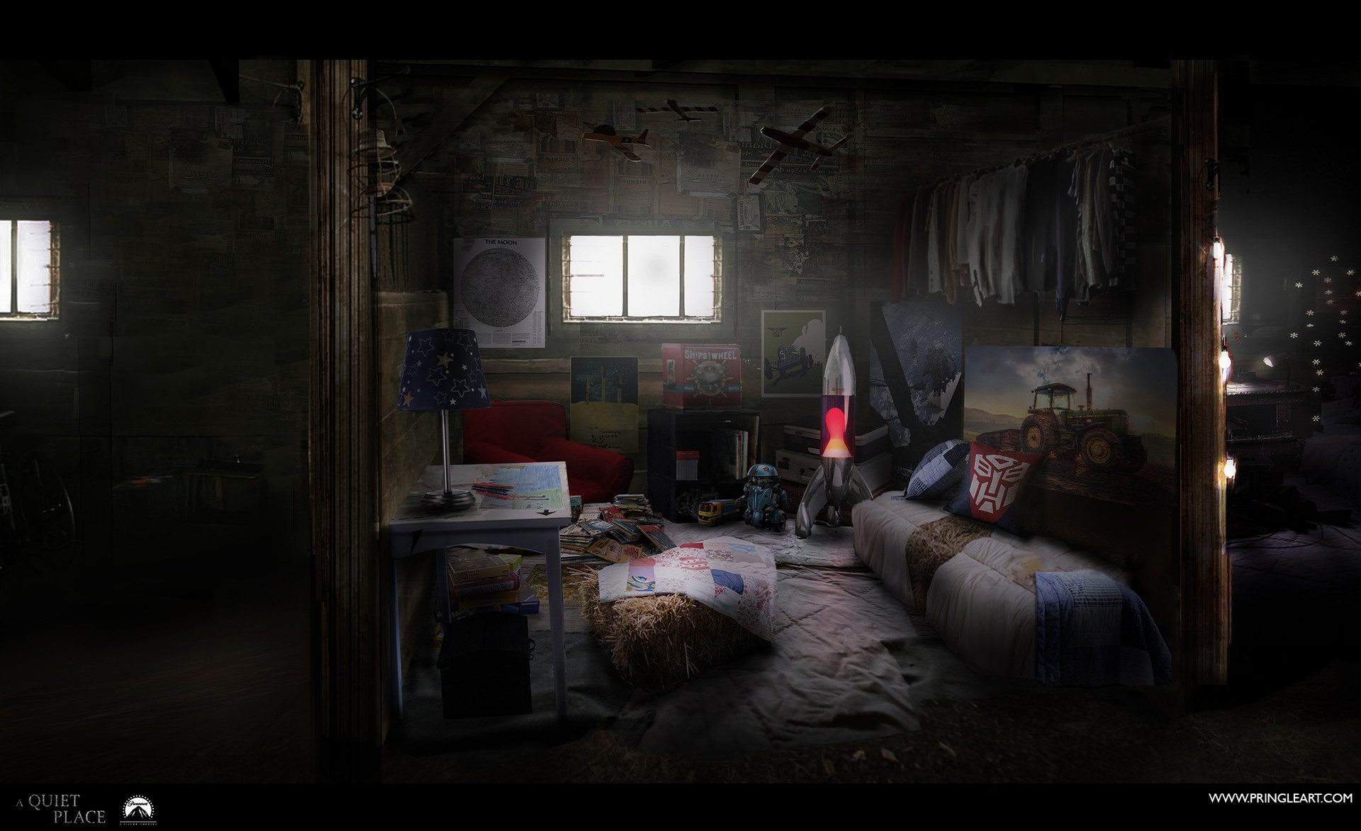 Thomas Pringle - A Quiet Place Concept art