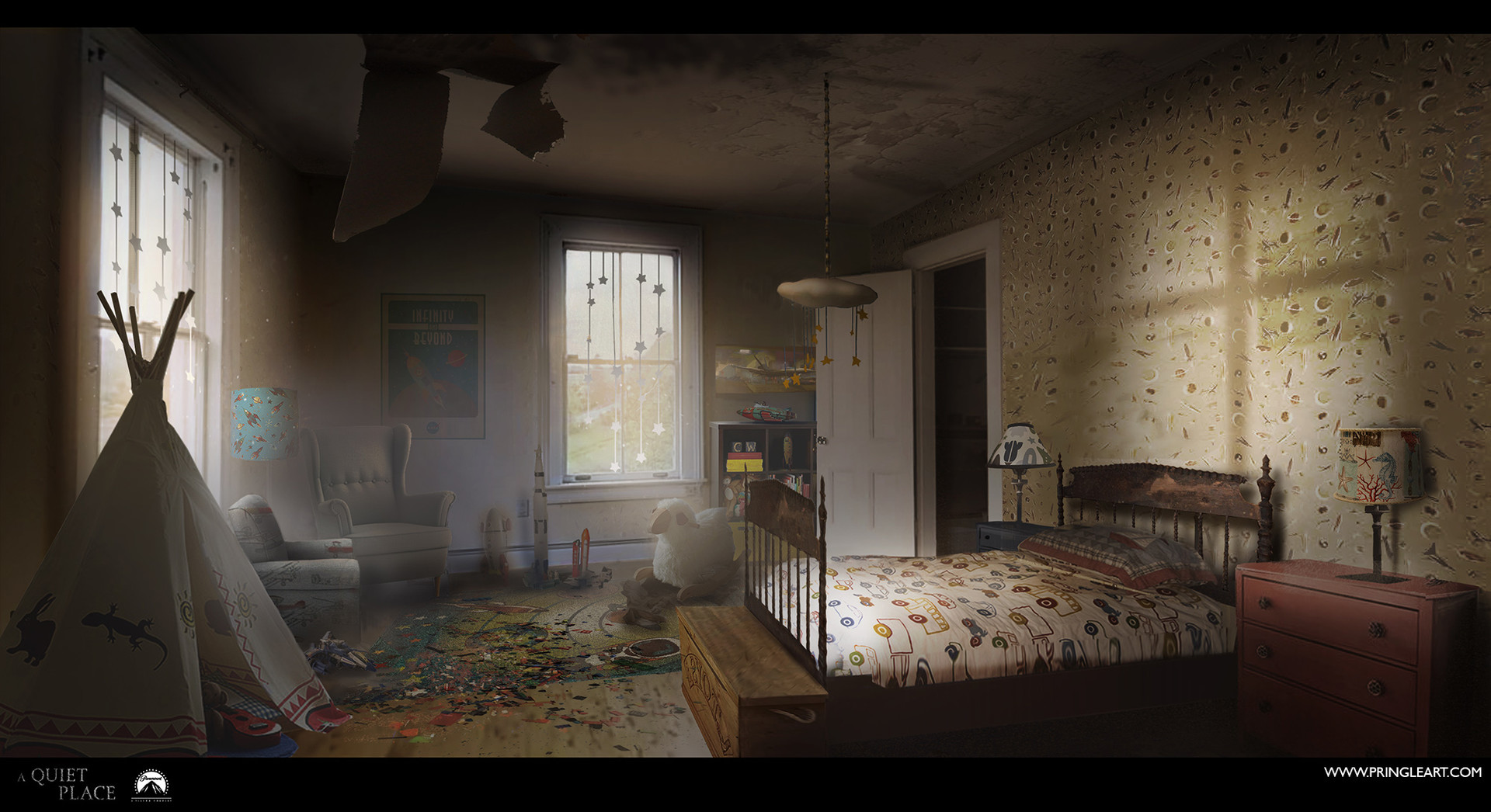 Thomas Pringle - A Quiet Place Concept art