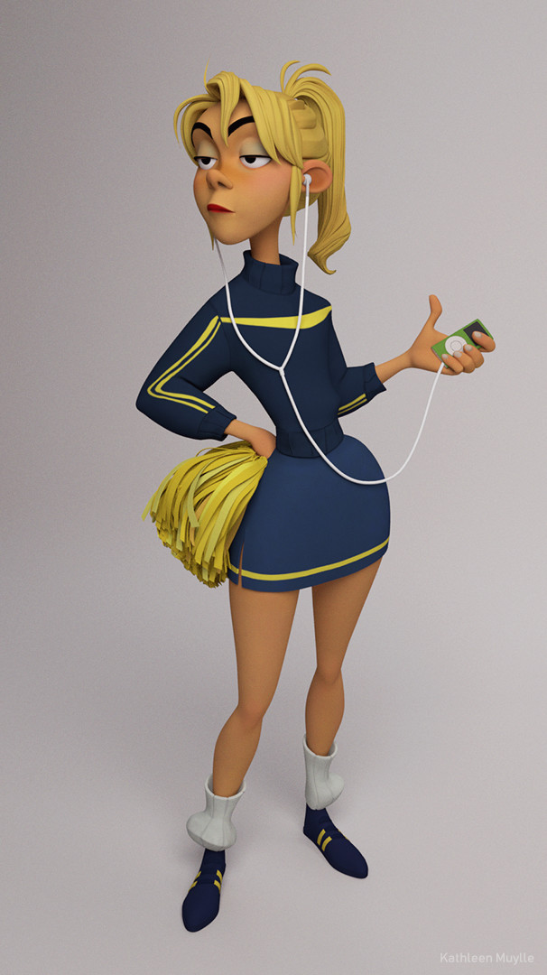 ArtStation - Cheerleader