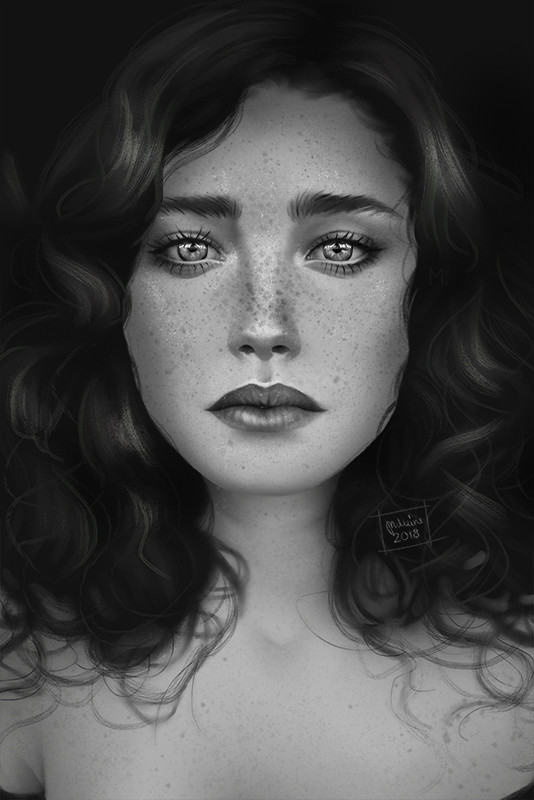 ArtStation - Freckles (Study)