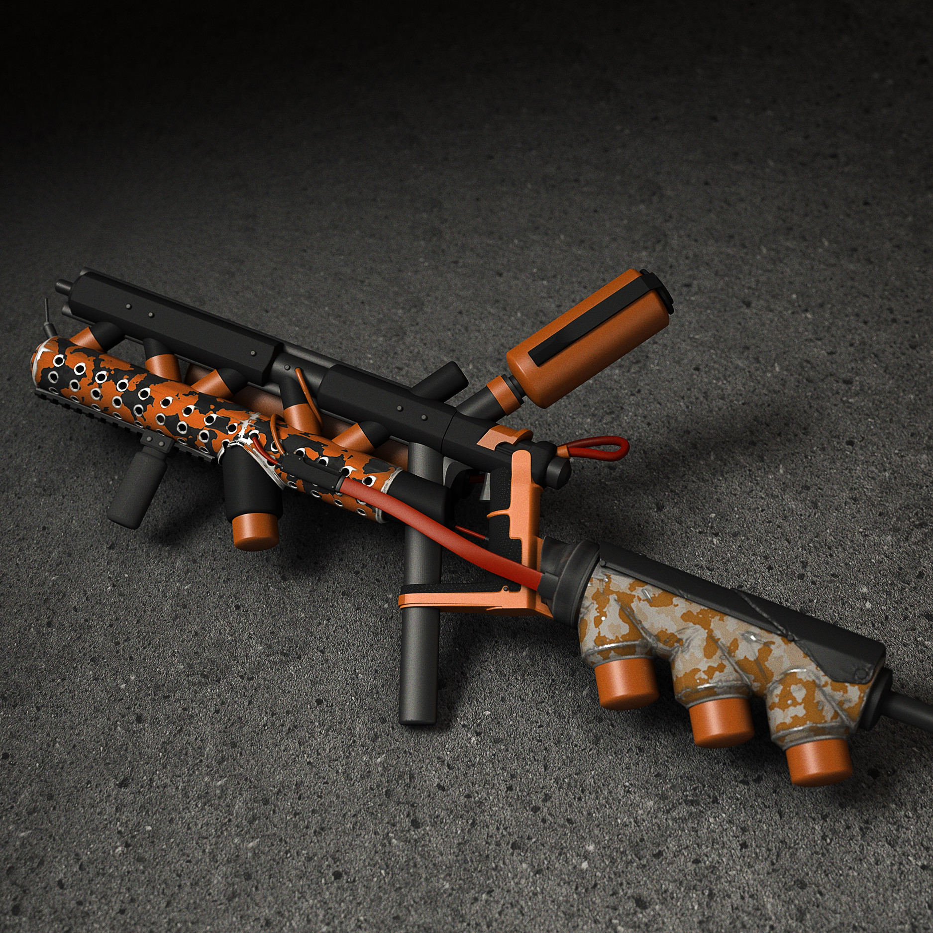 ArtStation - Flamethrower / Prototype