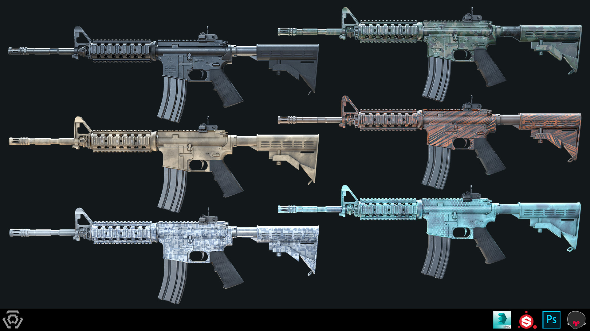 Duncan Reed - M4 Carbine with Attachments and Weapon Skins