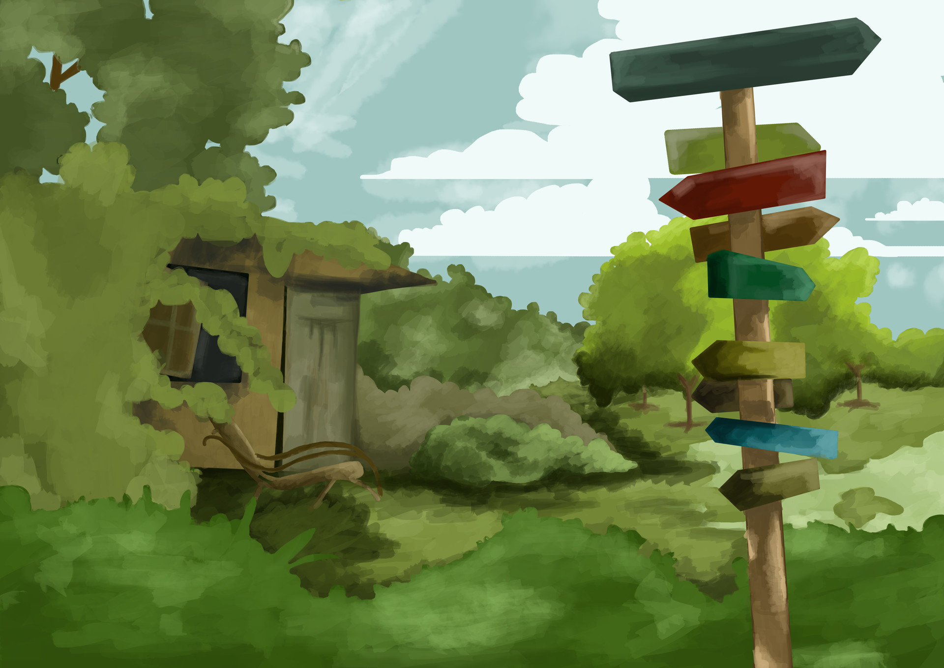 ArtStation - STYLIZED SCENERY