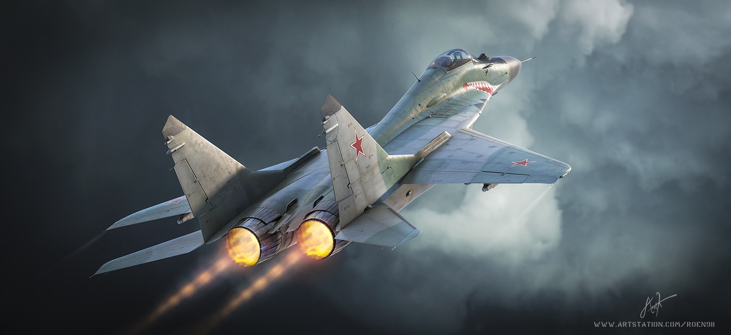 ArtStation - Russian Mig-29 Fulcrum