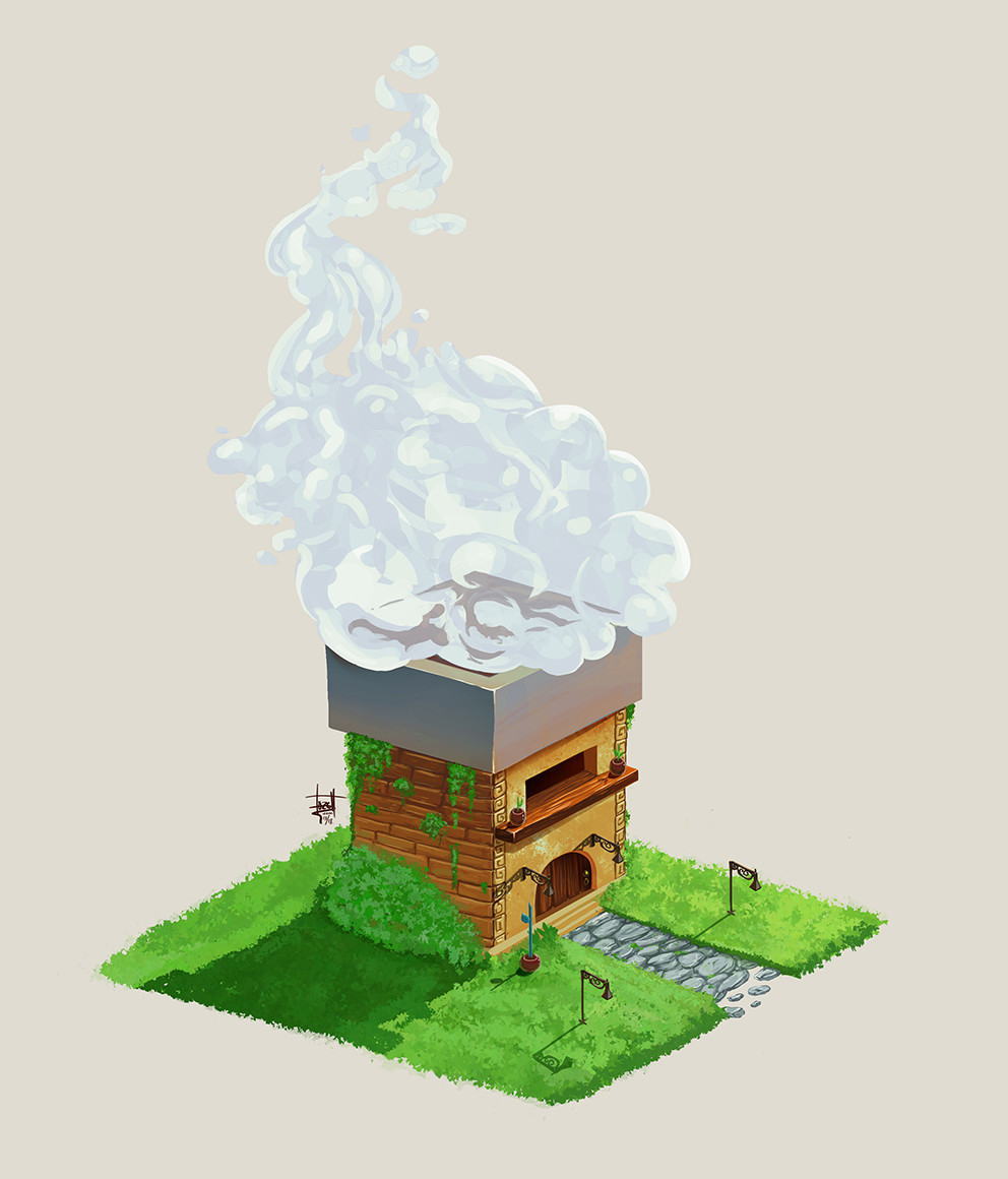 ArtStation - Smokey House