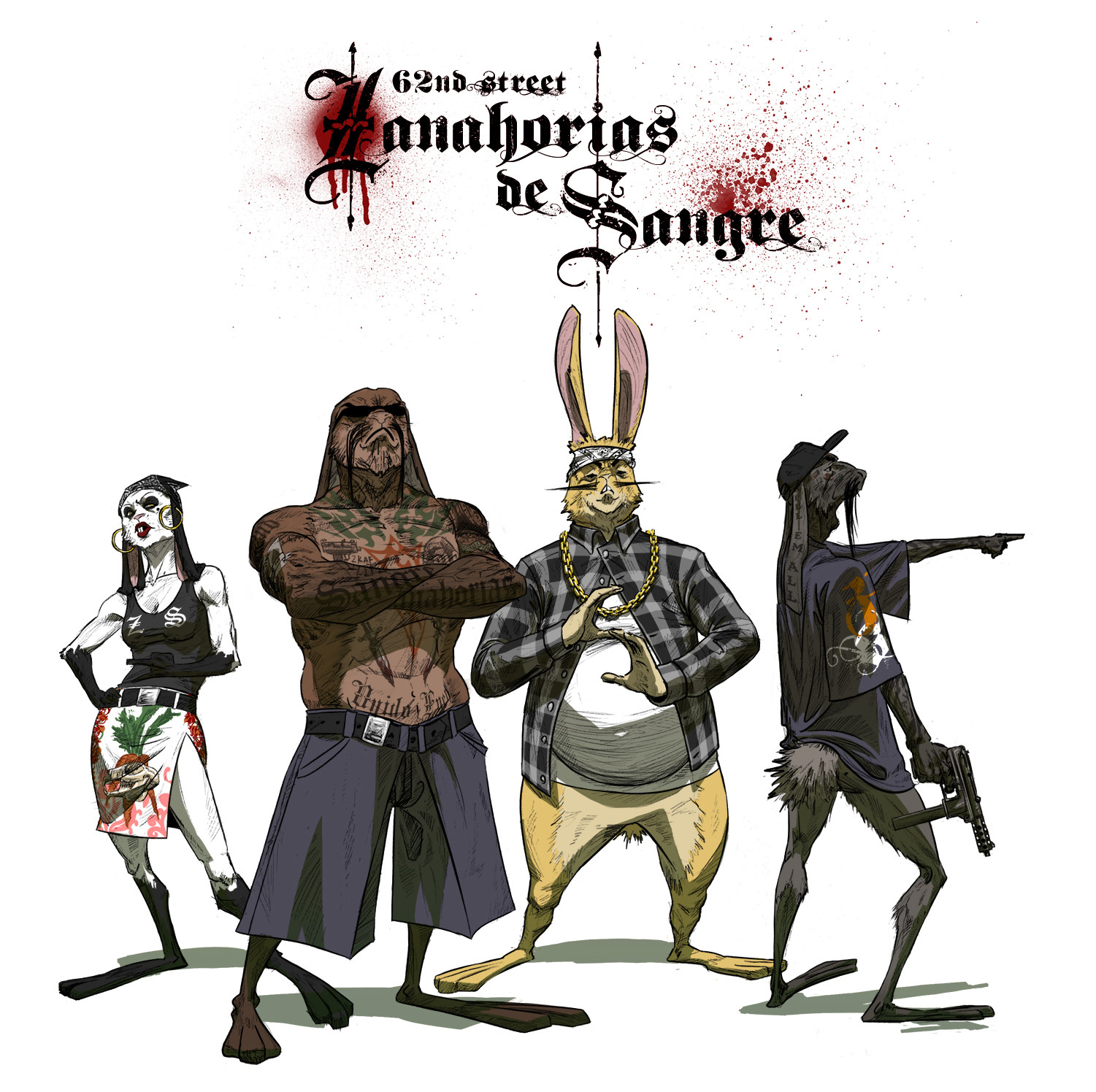 Danilo Andrić - (ra)Coon Cop/Routine/Zootroit - Character designs.