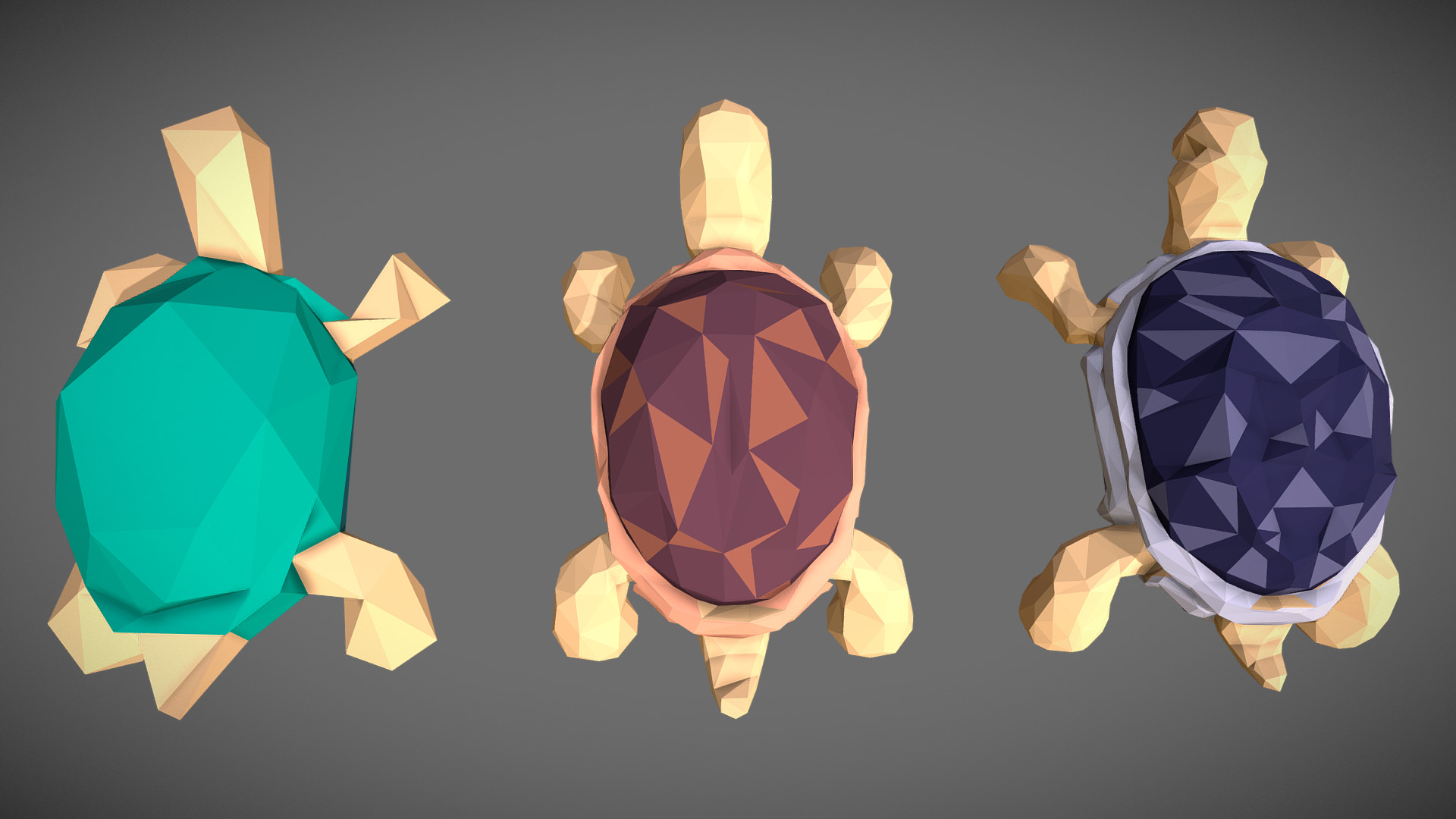 Yun-Xi Zheng (SamMi) - 贔屭 BiXi: A Mythological Tortoise & Low Poly ...
