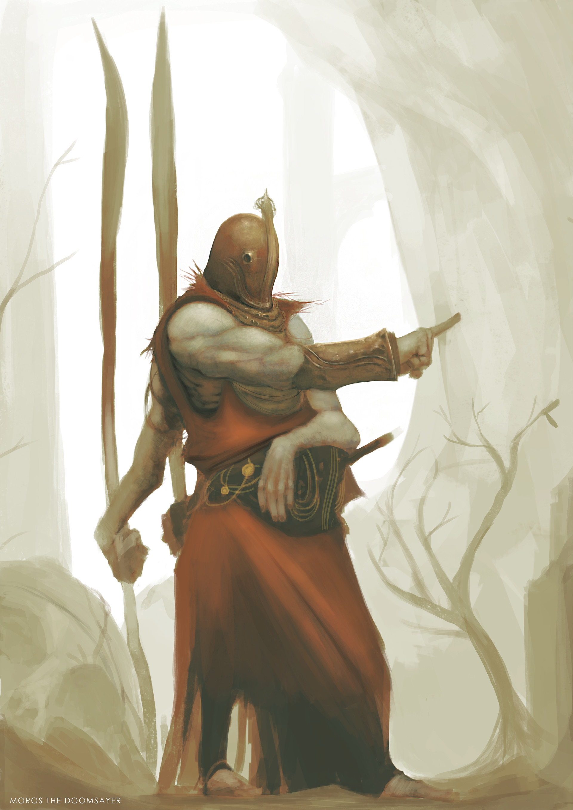 ArtStation - Moros - the doomsayer