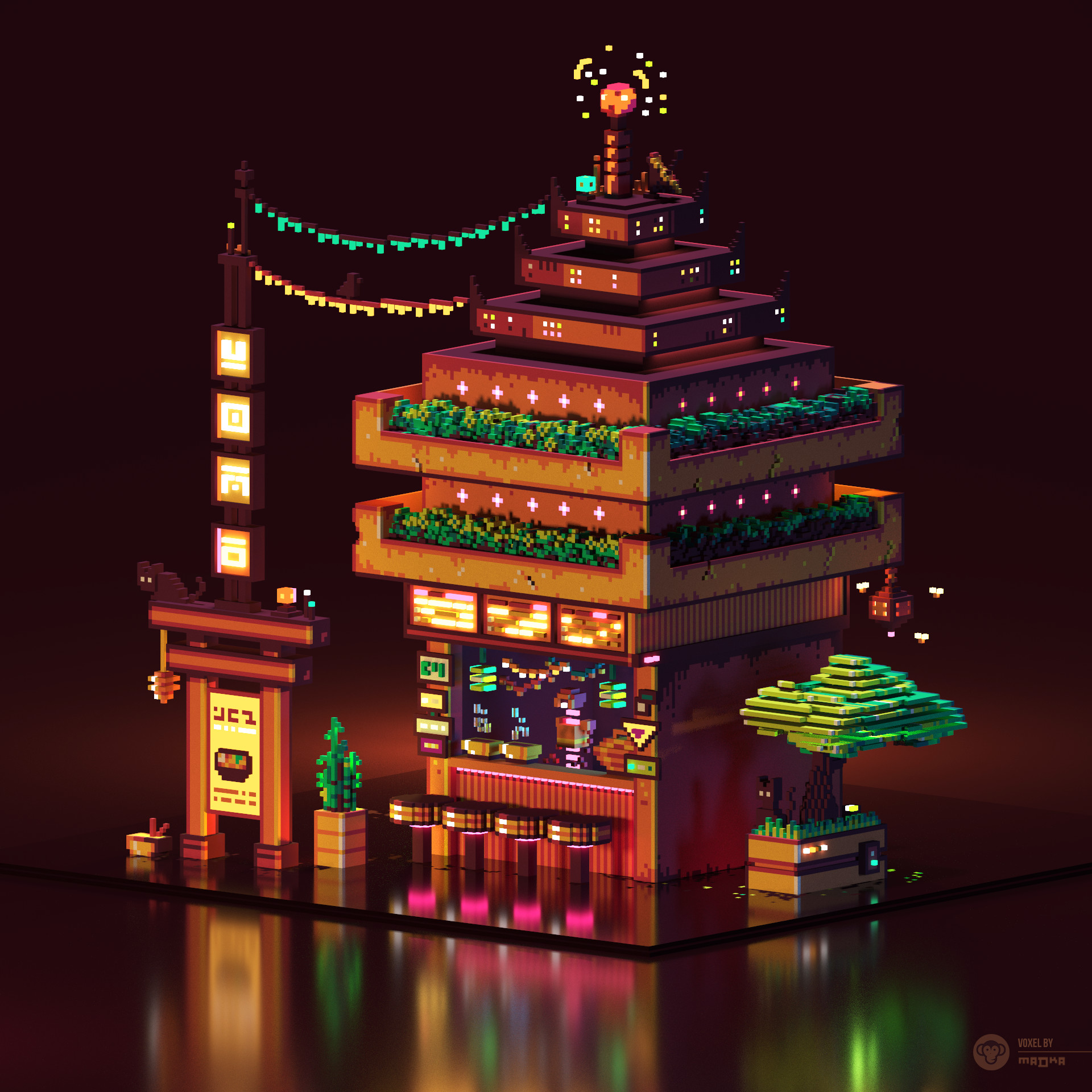 ArtStation - Noodle Stand