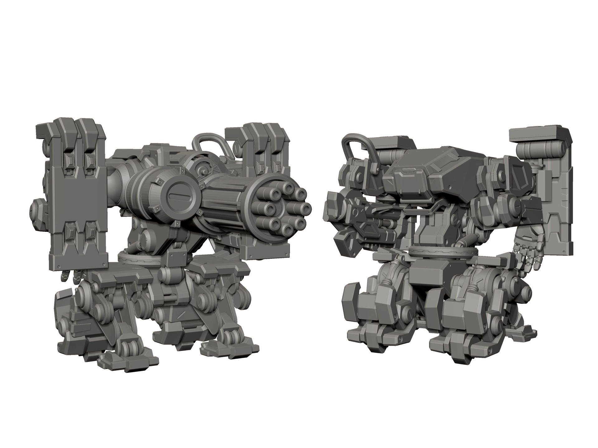 ArtStation - Bastion Turret Position character design