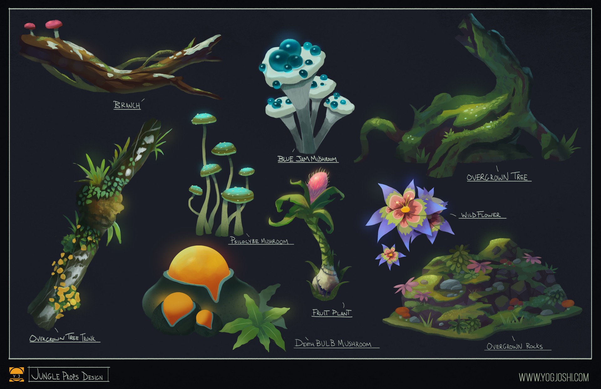 ArtStation - Jungle Props
