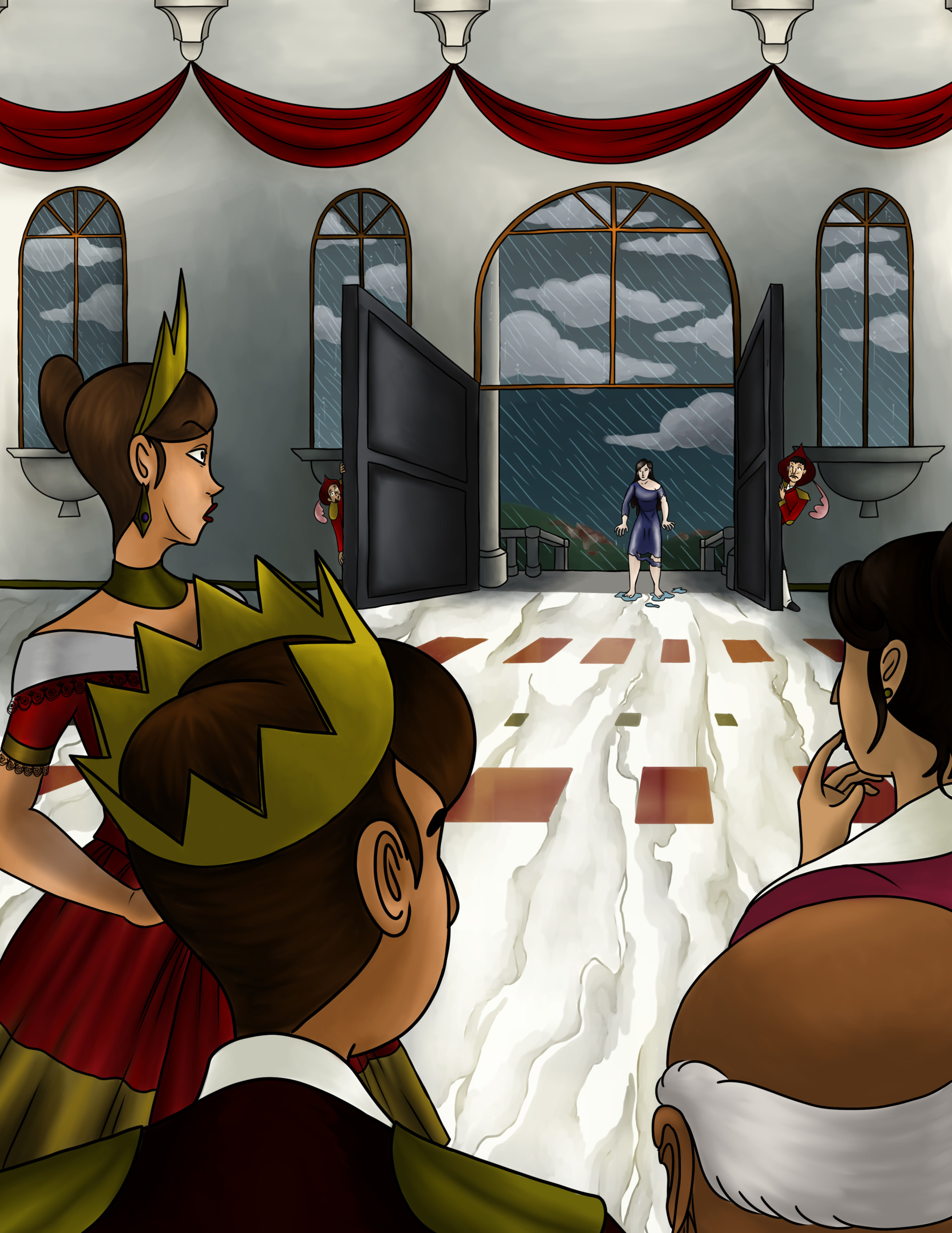 Holly Galvan - Princess and the Pea Illustration 1