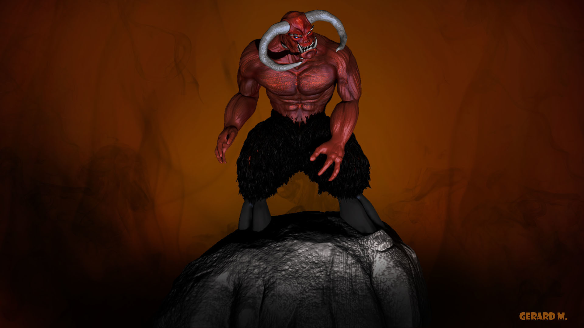 ArtStation - Demon 3d modeling Zbrush