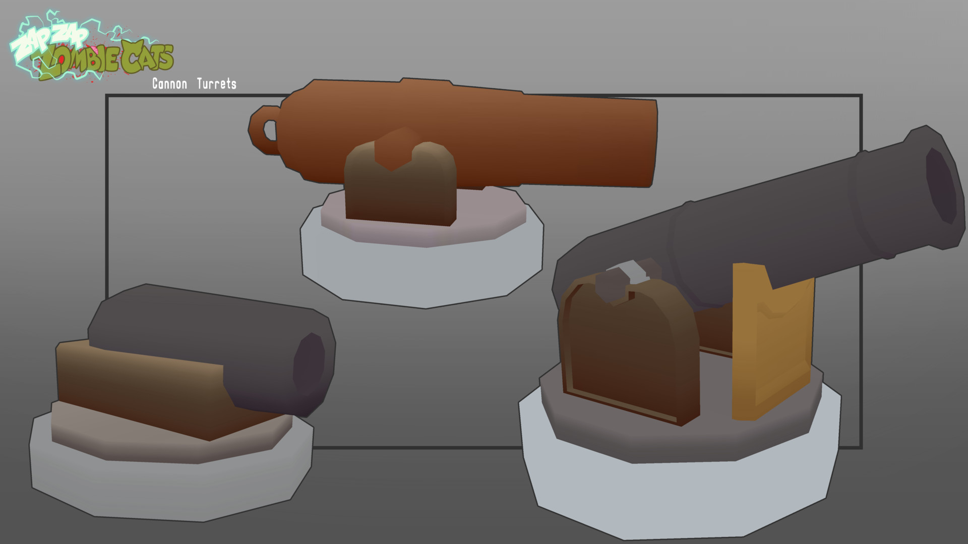 ArtStation - Zap Zap Zombie Cat Cannon Turret