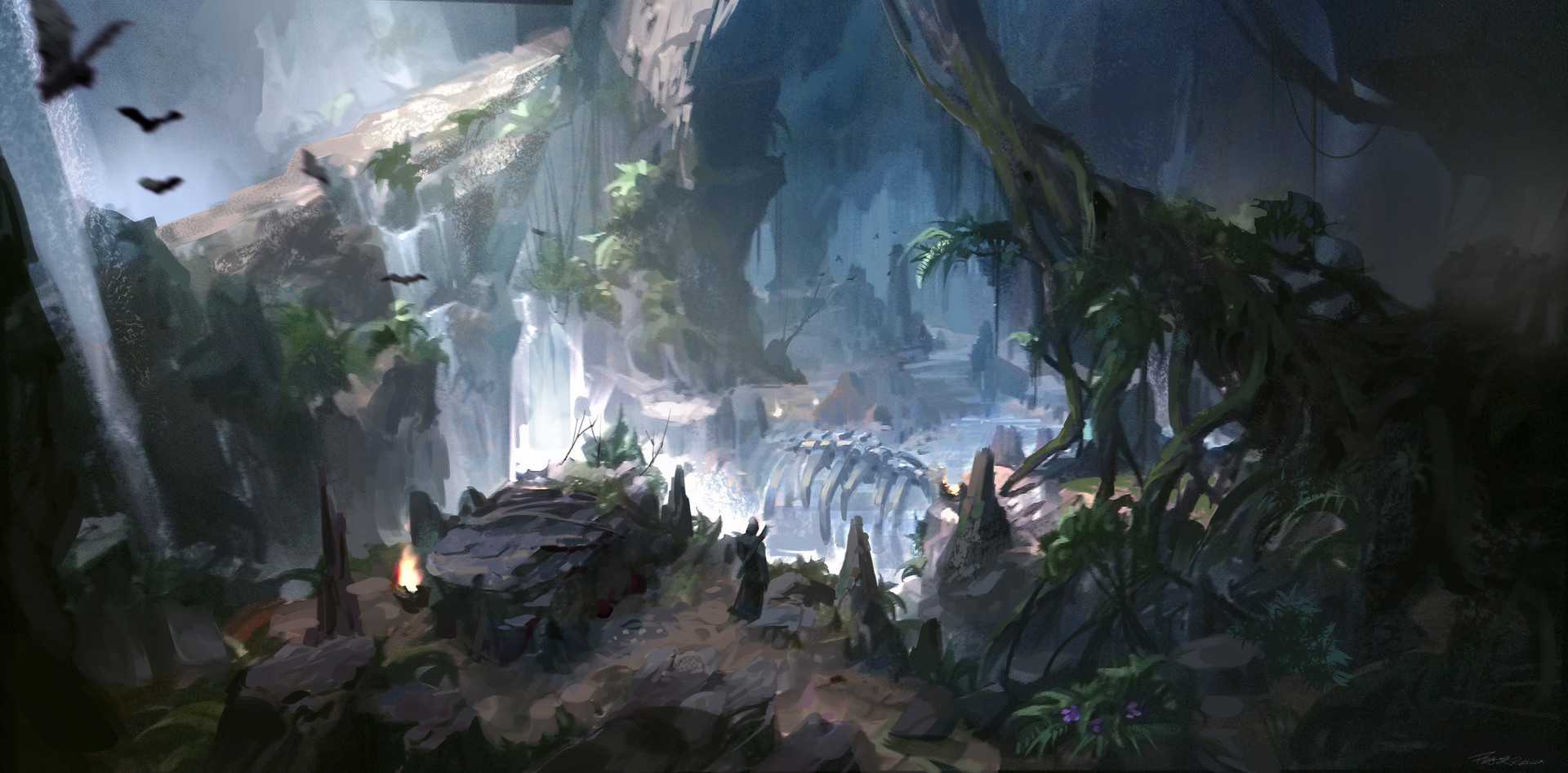 ArtStation - Cave exploration