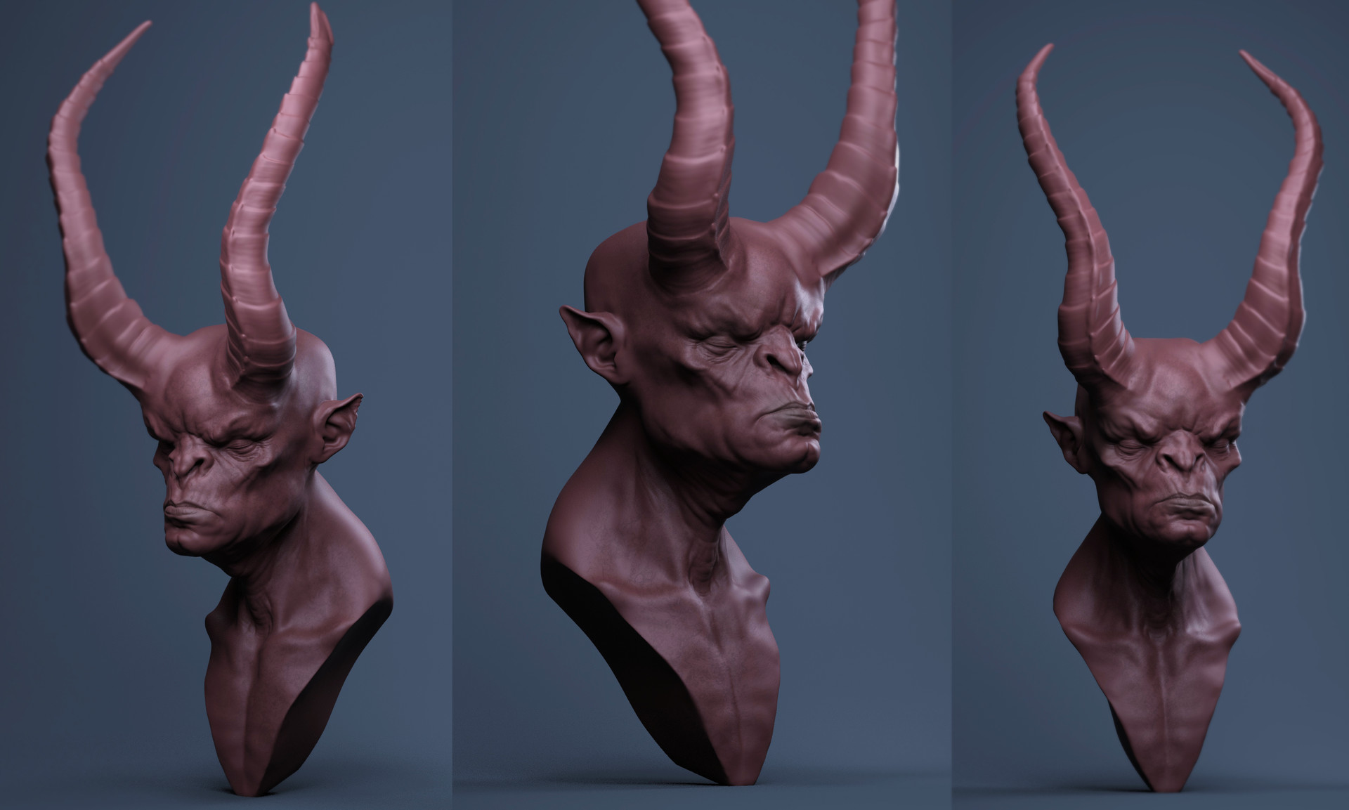 ArtStation - Demon sketch