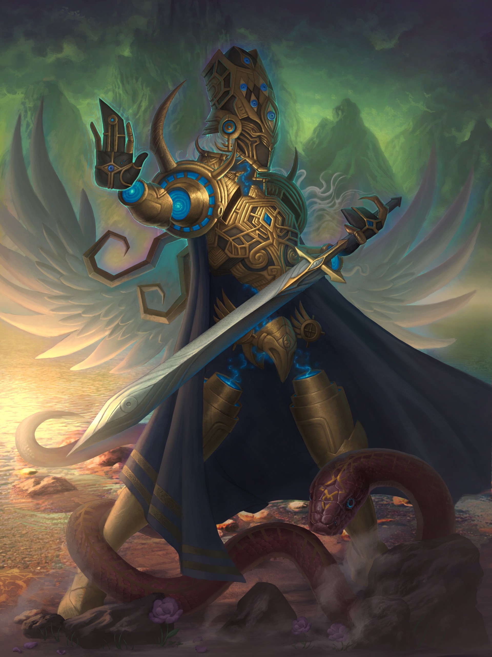 Angel Michael, by Envak Enkaqti : r/ImaginaryKnights