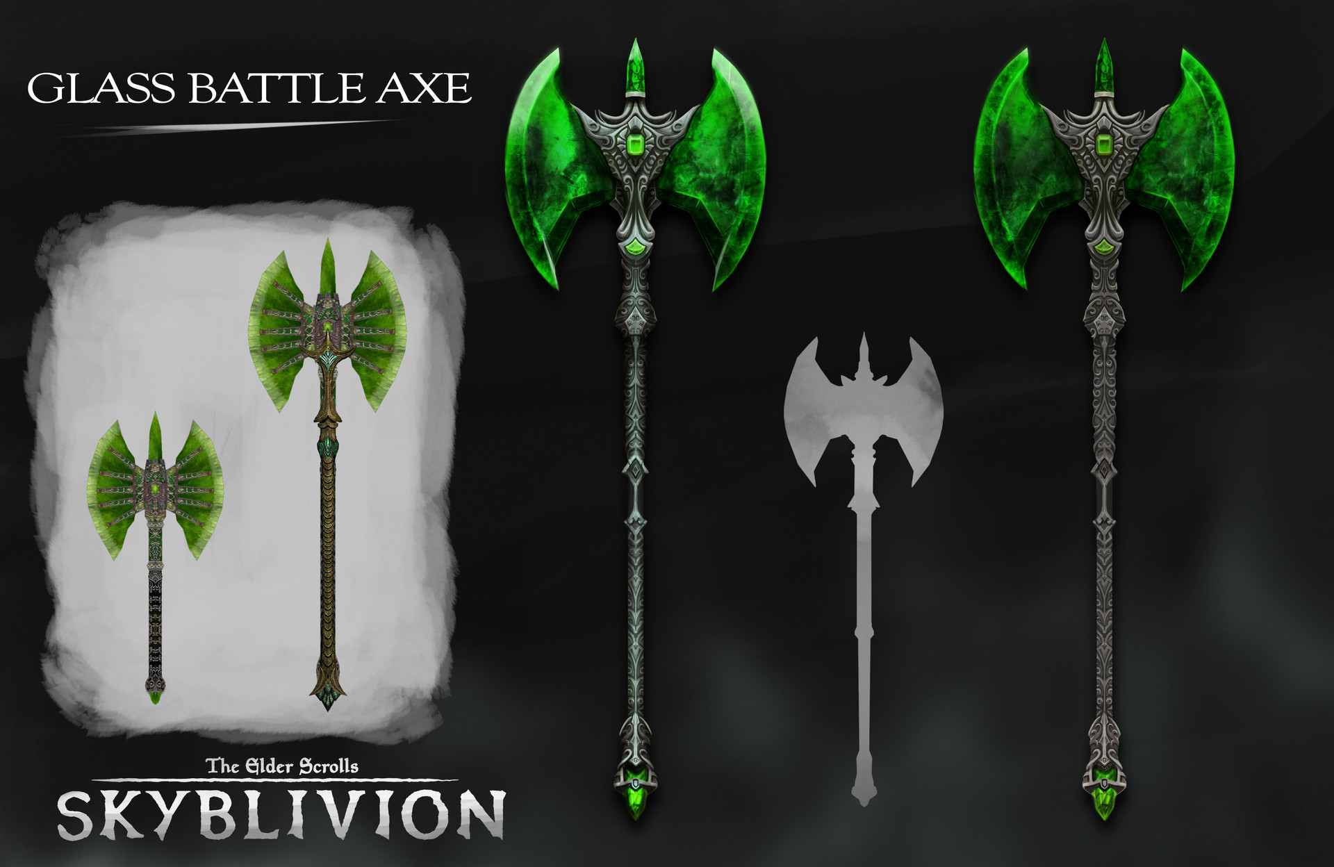 Oblivion Glass Weapons
